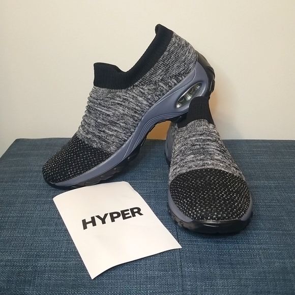HYPER | Shoes | Hyper Memory Foam Hyperboost Walking Shoes Grey Size 8 ...